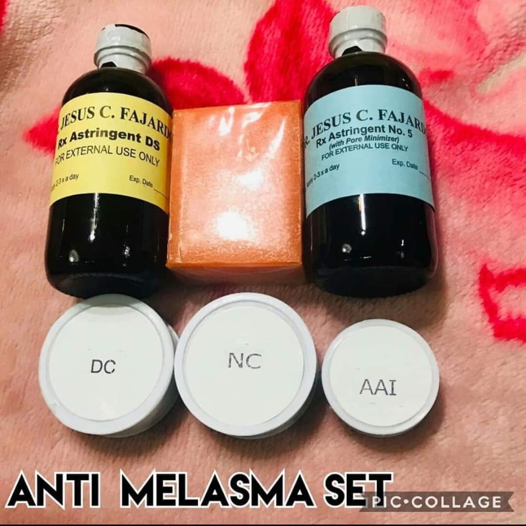 Complete Anti Melasma Set in NC by Dr. Fajardo Beauty Products | Lazada PH