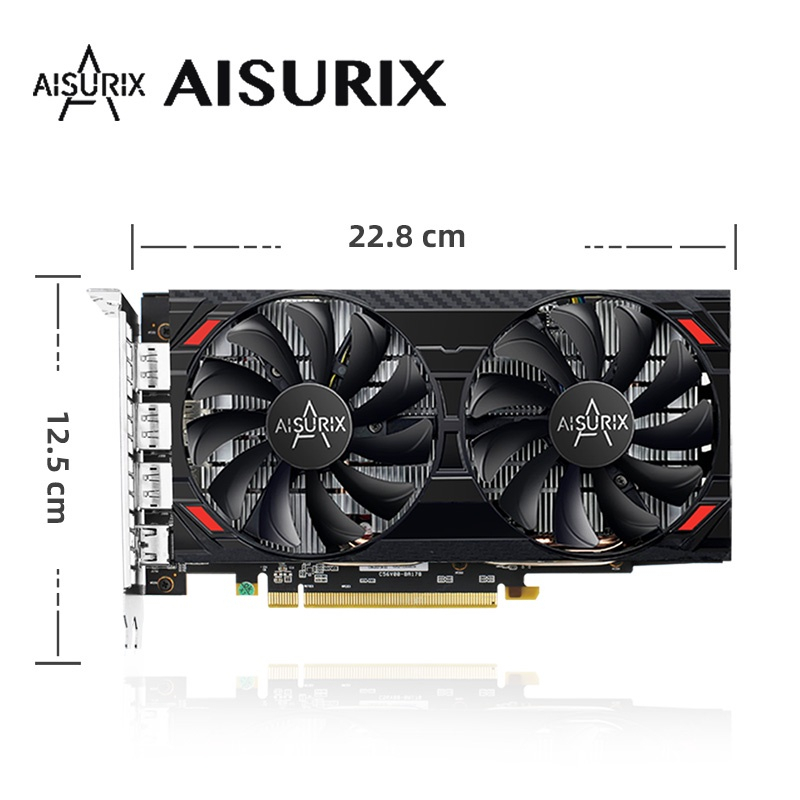 AISURIX RX 5500XT 8GB Graphics Card AMD Video Card GPU For PC Gaming ...
