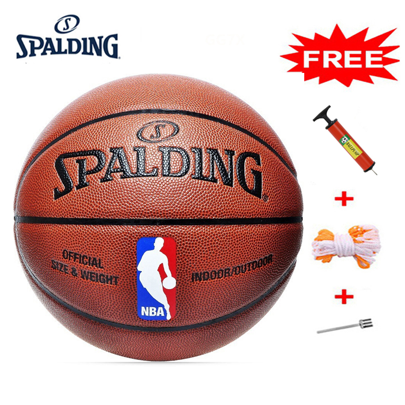 Spalding 74-602Y Basketball ball for bola pang Official Size 7 PU ...