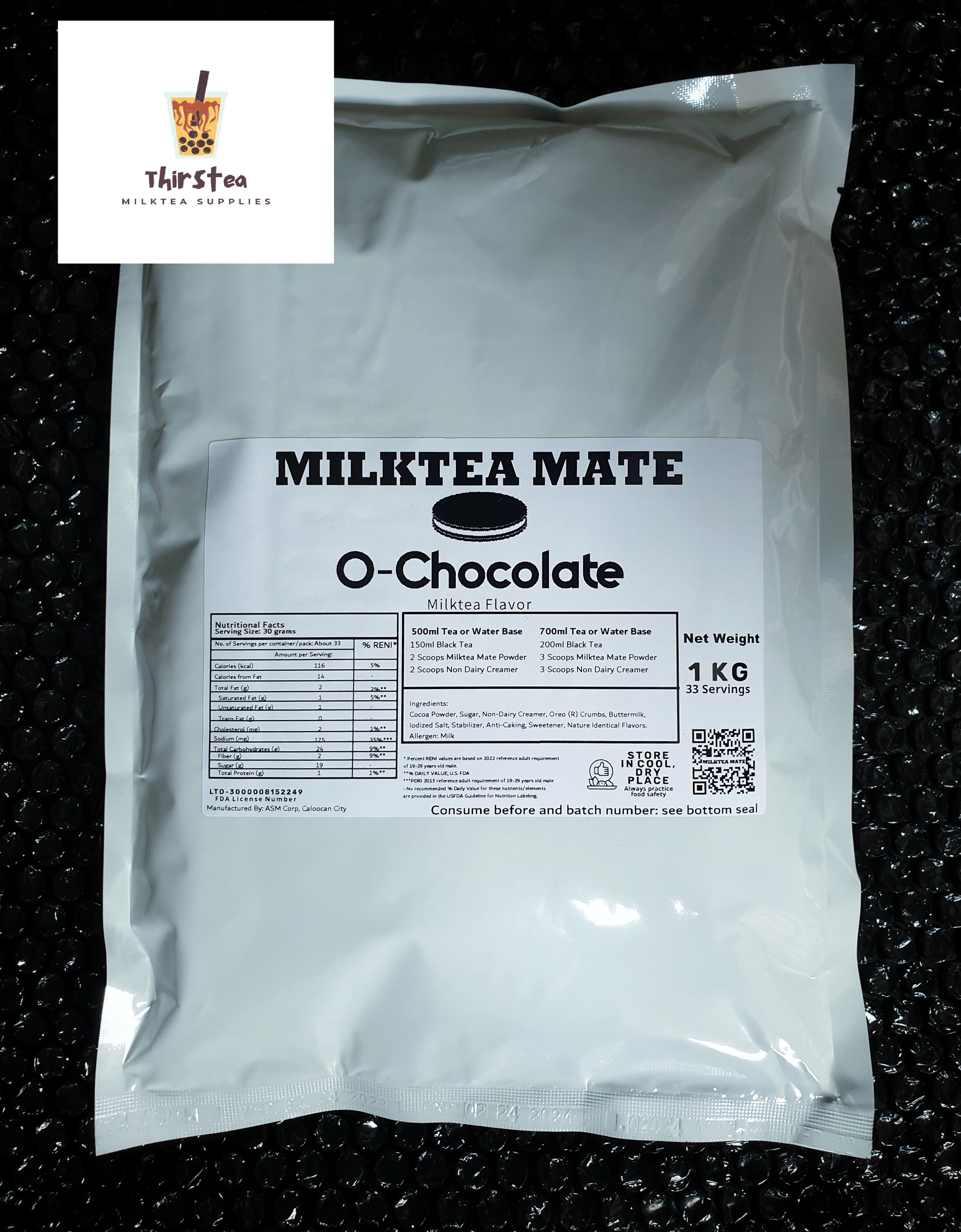 O - Chocolate Powder MLKT Milktea Mate Brand 1kg - THIRSTEA MILKTEA ...