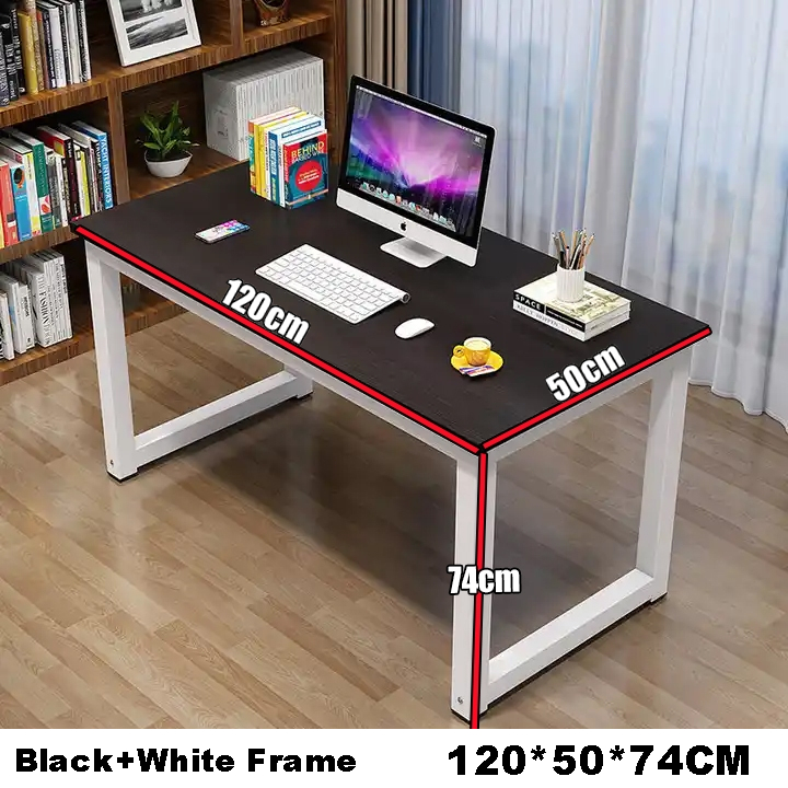 MYHOME Desktop Computer Desk Home Study Desk Simple Office Desk ...