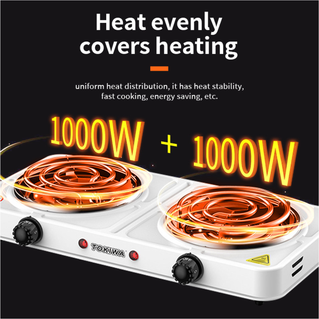 Tokiwa TI-5711 / TI-5713 Electric Burner with External Thermostat ...