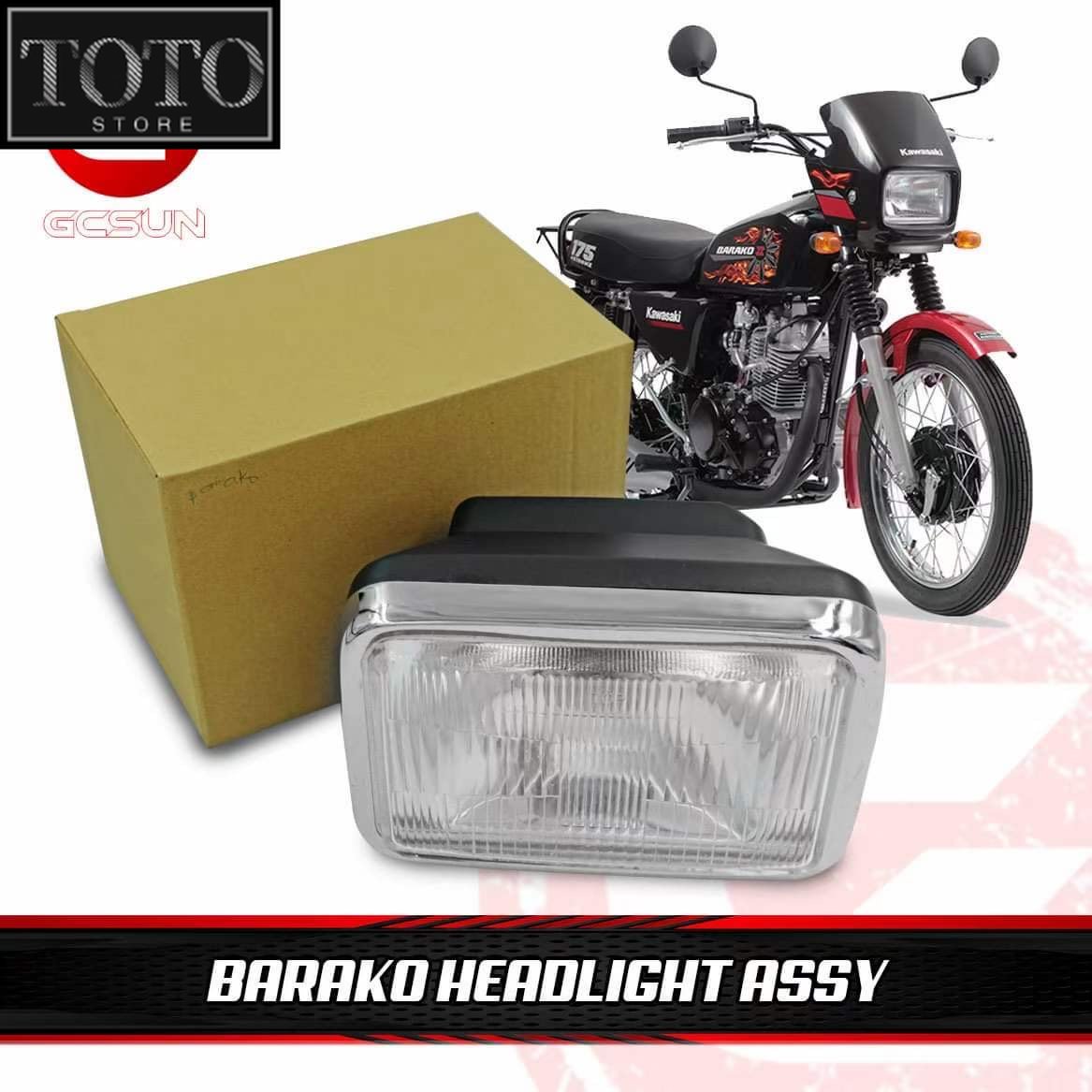 TOTO GCSUN TMX Alpha 125 Headlight Motorcycle Head Light CG 125 | Lazada PH