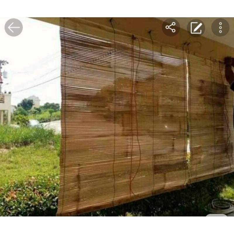 ♞☎⊙ Bamboo Buho Blinds 5x5ft | Lazada PH