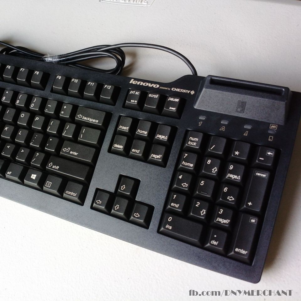 Original Lenovo Smart card High End Premium USB Keyboard Powered By ...