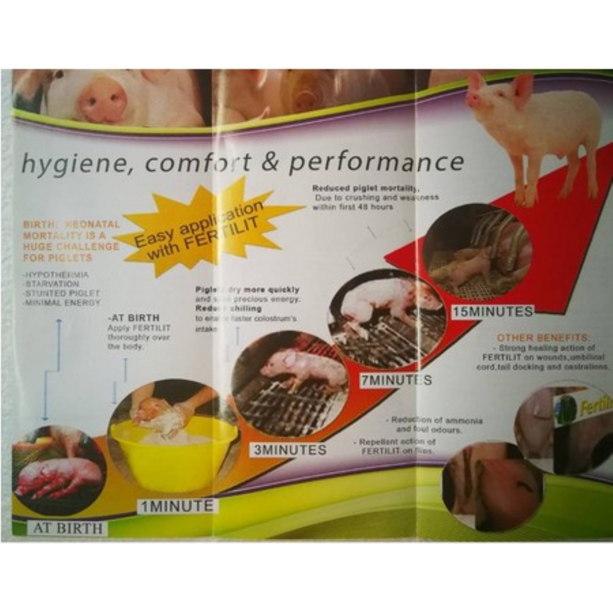 Viddavet Drying powder (fertilit) for new born pigs/calf and for drying ...