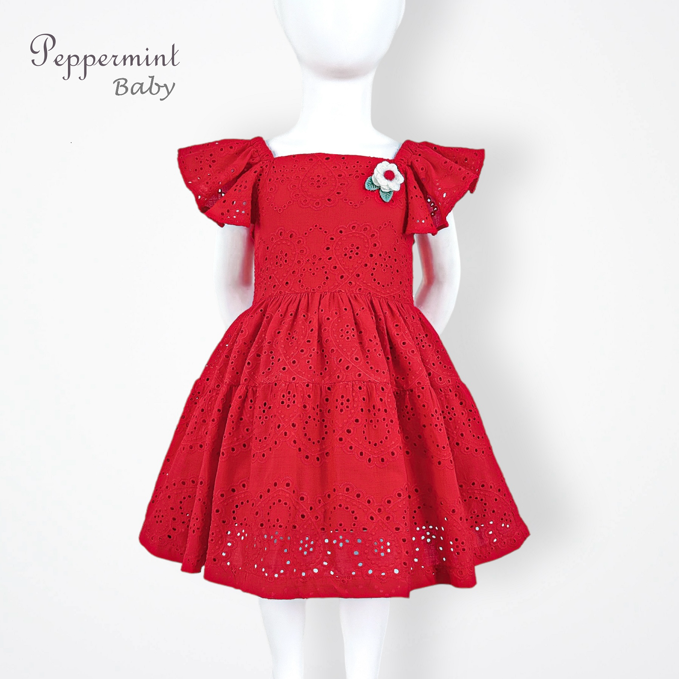 Peppermint Baby Heaven Dress (Red) | Lazada PH