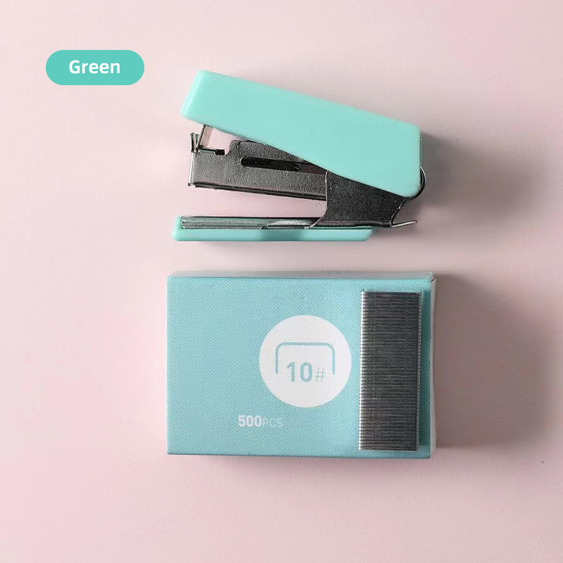Macaron mini stapler [with a row of staples] staples stationery office ...
