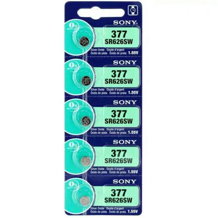 Original Sony SSR626SW AG4 377 button cell 377 watch battery 1 price ...