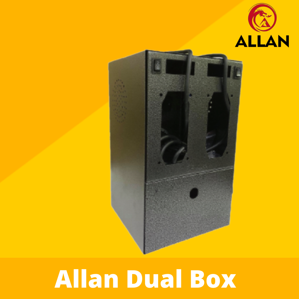 ALLAN Pisonet 2N1 Single/Double Universal DUAL COINSLOT BOX | Lazada PH