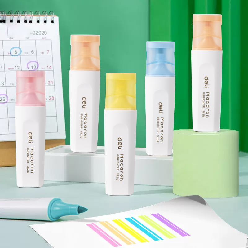 Deli Macaron Highlighter 1-5mm Chisel Tip ES621S | Lazada PH