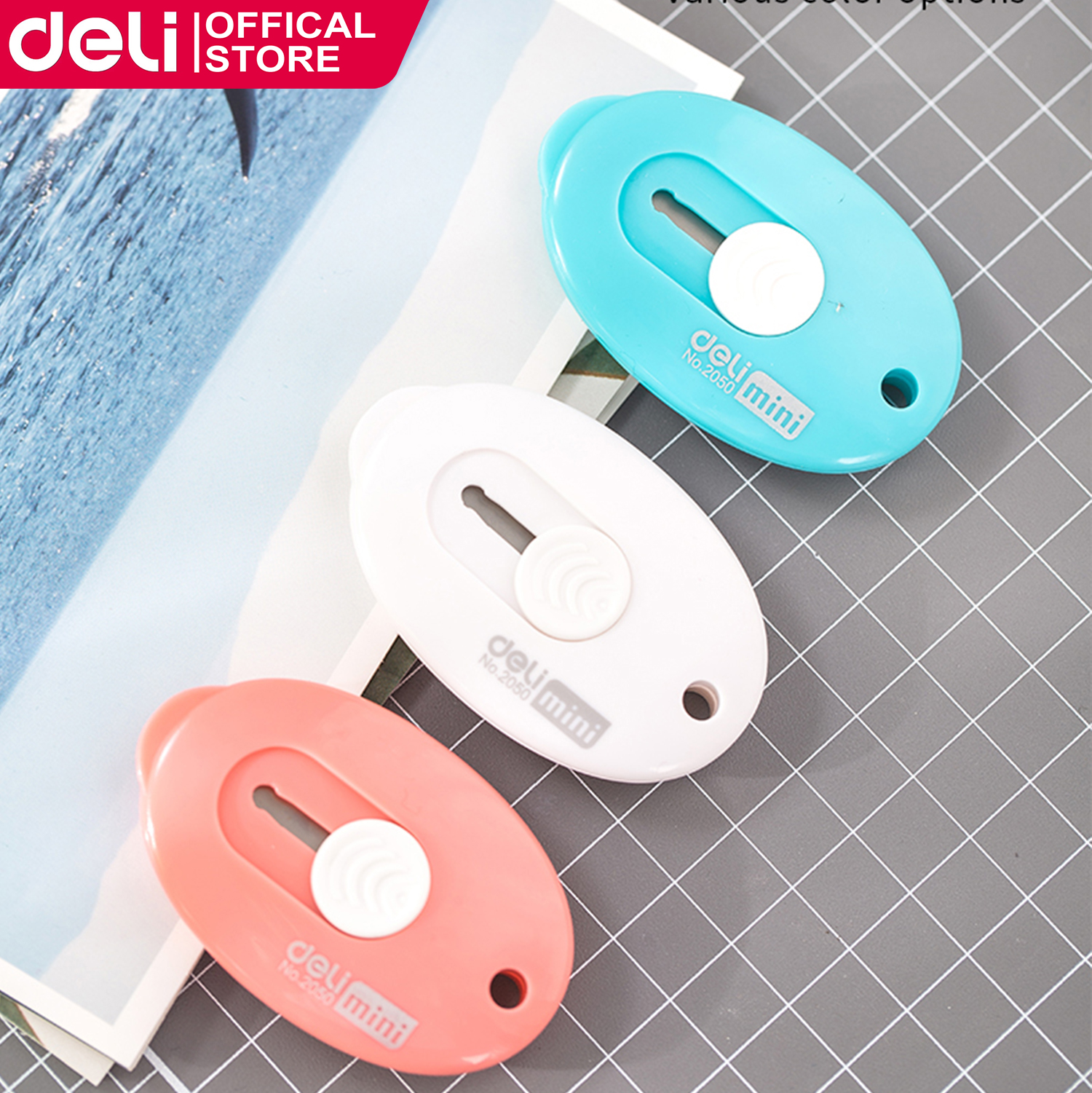 Deli Cutter Hard SK5 Steel Blade Small Cutter for Easy Cutting Assorted ...