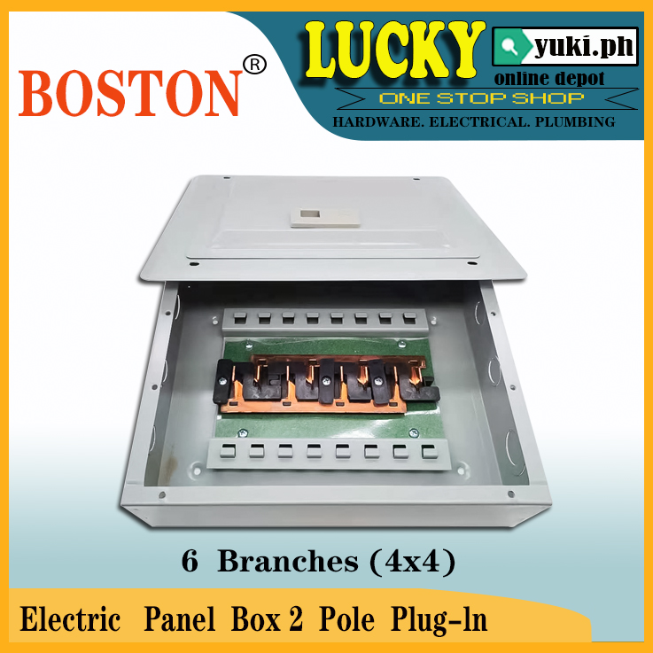BOSTON ELECTRIC PANEL BOX 2 POLE PLUG IN (2 /4 /6 /8 /10/12BRANCHES ...