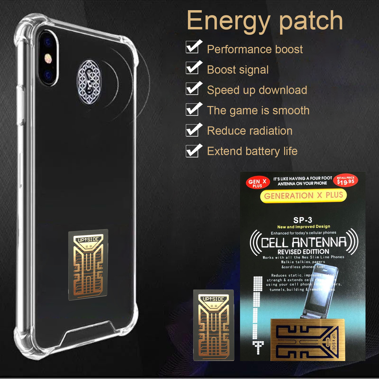 Cell Phone Signal Sticker Professional Ultra-thin Safe Stable ...