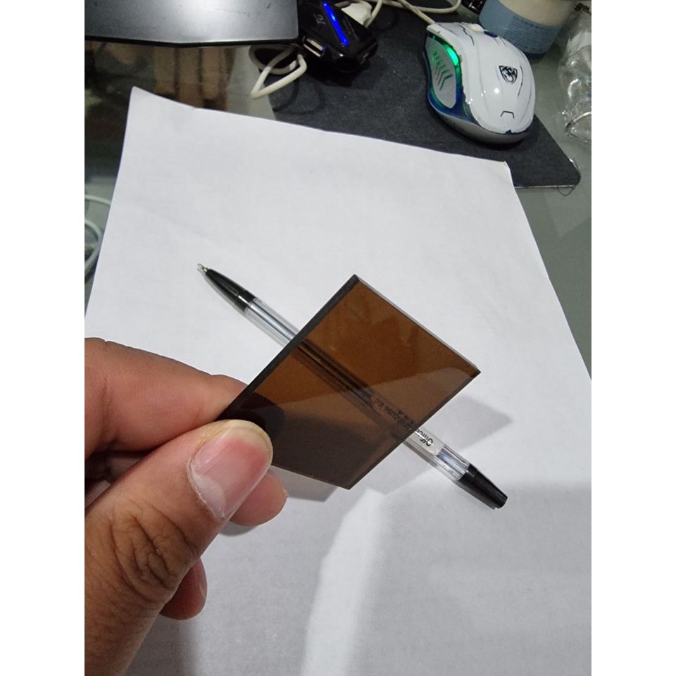 Transparent "Brown" Acrylic Sheet Pre Cut & Customized Size1 / Sheets ...