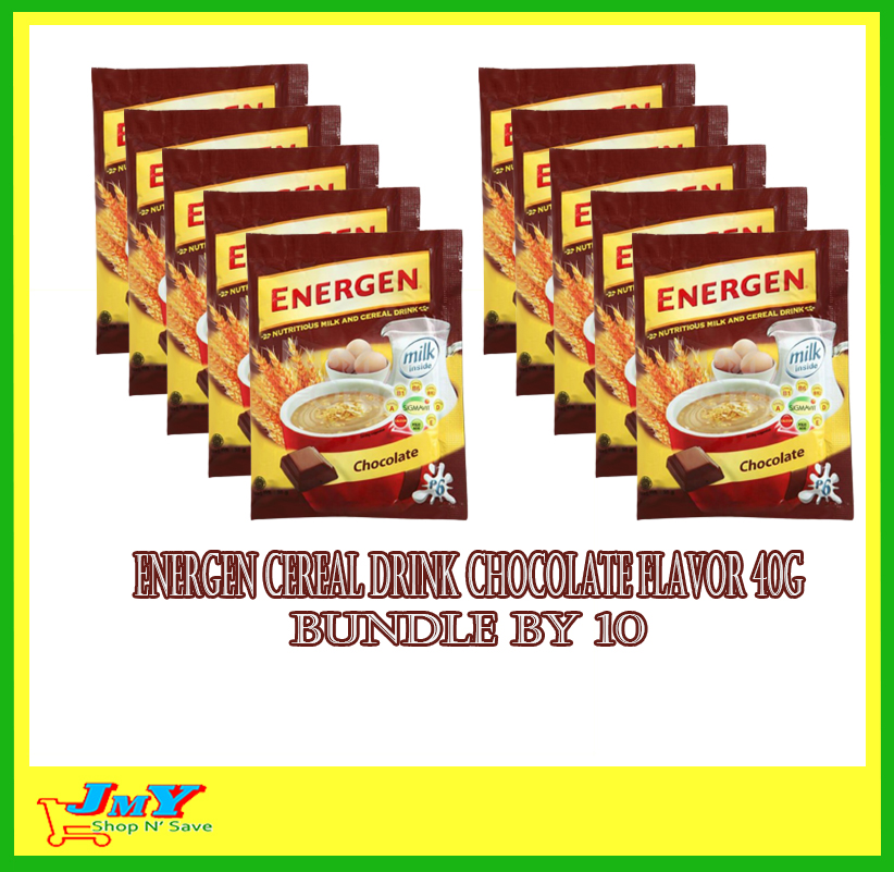 JMY ENERGEN CEREAL DRINK CHOCOLATE FLAVOR 30G (BUNDLE BY 10) | Lazada PH