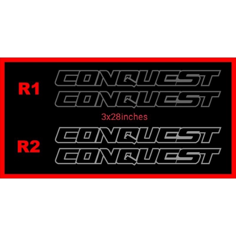 Hilux Conquest Sticker for Side Toyota | Lazada PH