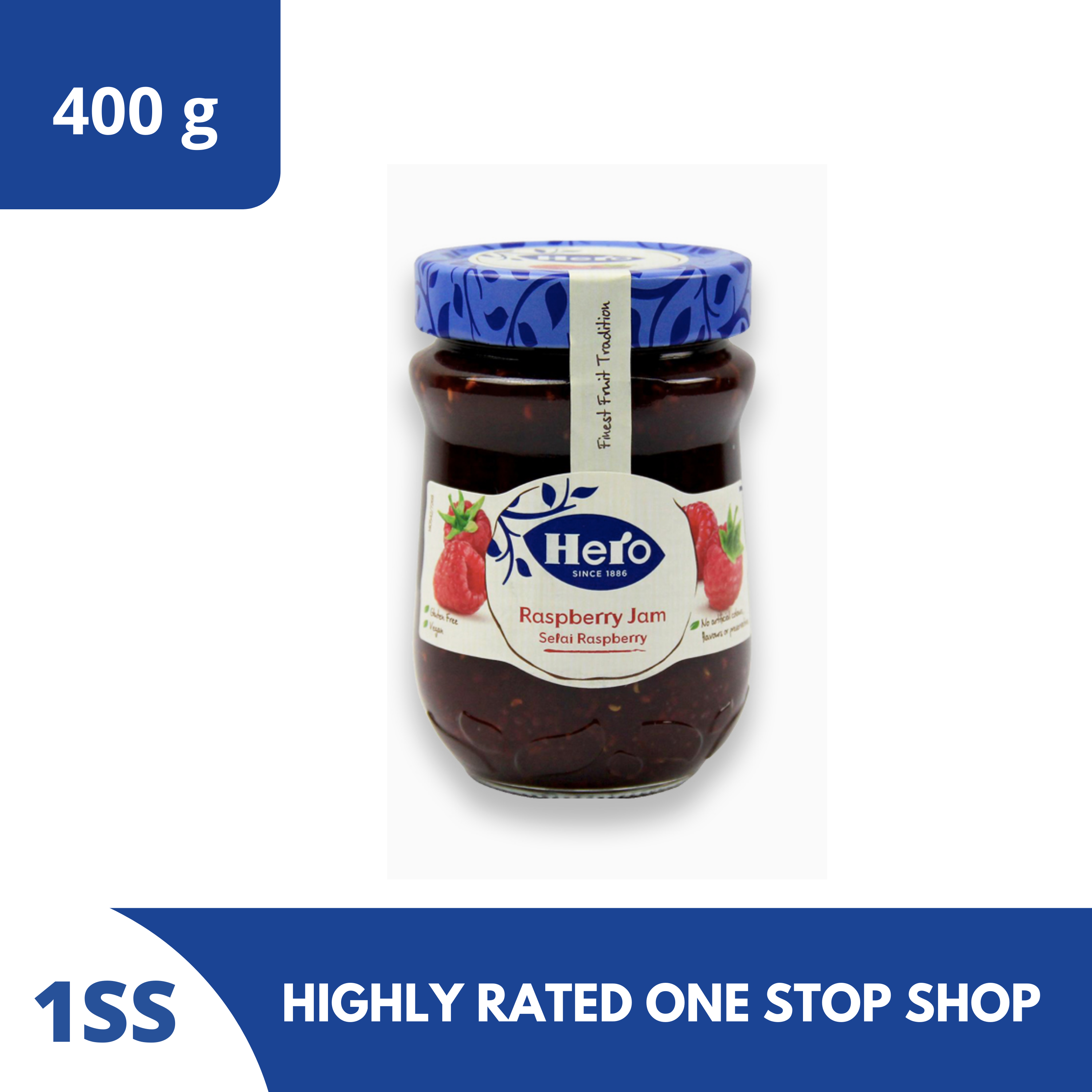 Hero Raspberry Jam, Sefai Raspberry, 400g | Lazada PH