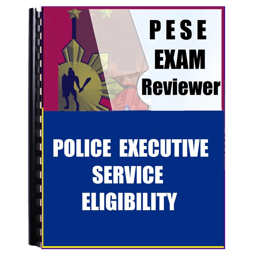G-book Police Executive Service Eligibility (PESE) Exam Reviewer ...