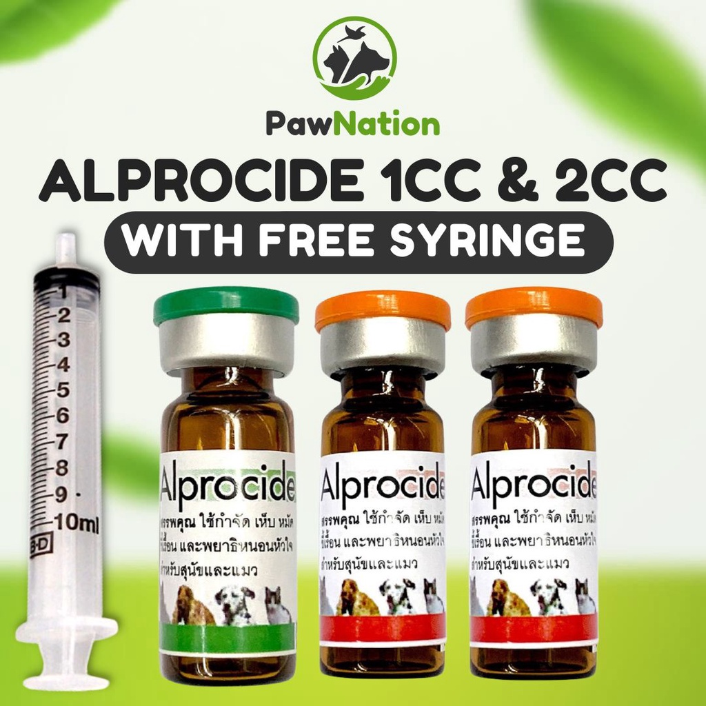 PawNation Alprocide 1cc and 2cc Prevents Ticks and Fleas Drops ...