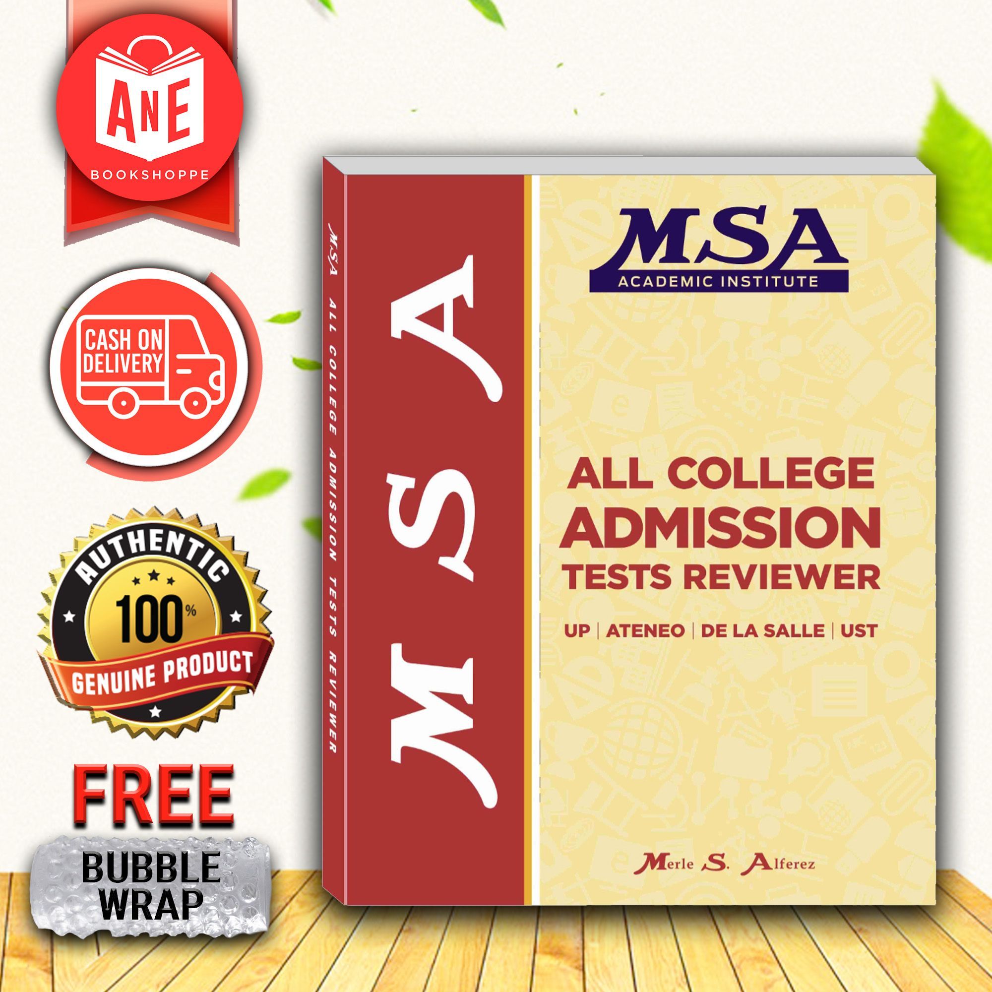 AUTHENTIC MSA ALL COLLEGE ADMISSION TESTS REVIEWER | Lazada PH