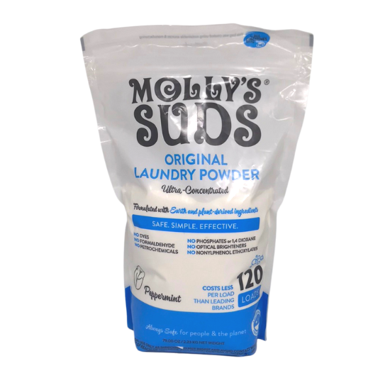 Molly's Suds Original Laundry Powder Ultra - Concentrated Peppermint ...