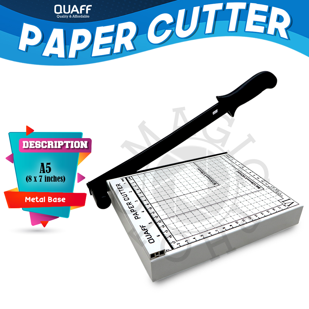 Magic photo00 QUAFF Paper Cutter A5 size 7x8 || Metal Base / Wood Base ...