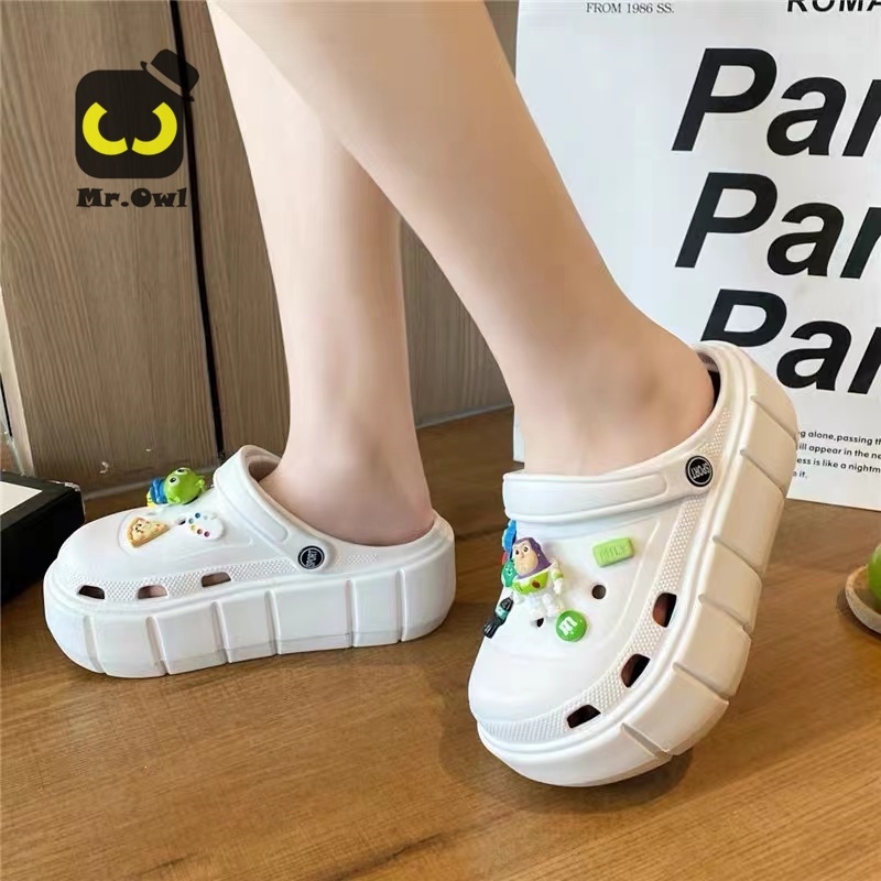 mr.owl high heels korean sandals crocs for women | Lazada PH