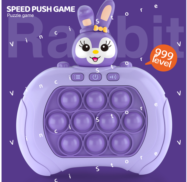 Genuine Authorization 999 Level Pop It Game Machine Electric Quick Push ...