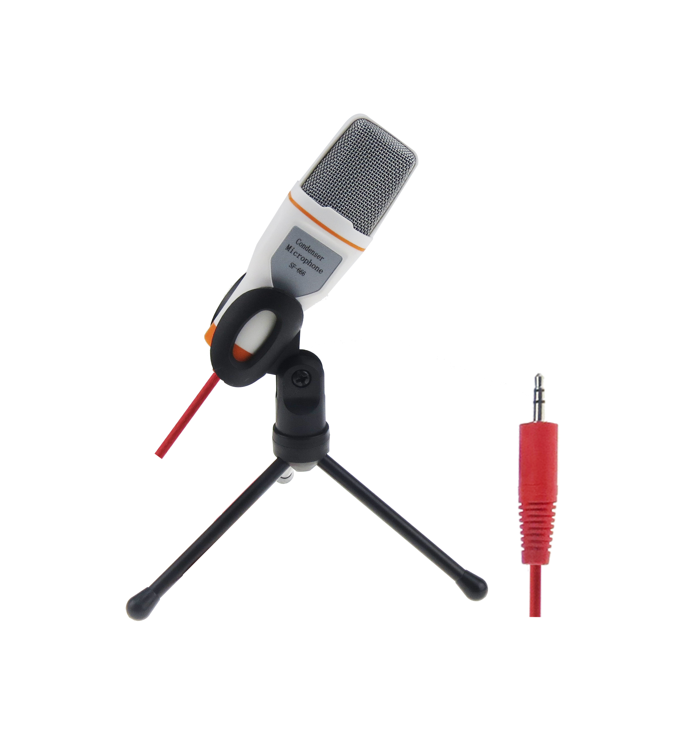 Wired Condenser Microphone 3.5MM Handheld Mic 1.8M Cable For Youtube ...