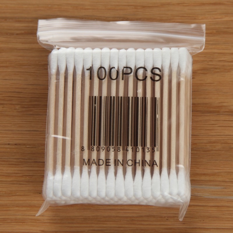 Disposable Cotton Swab Wood Cotton Buds Swabs | Lazada PH