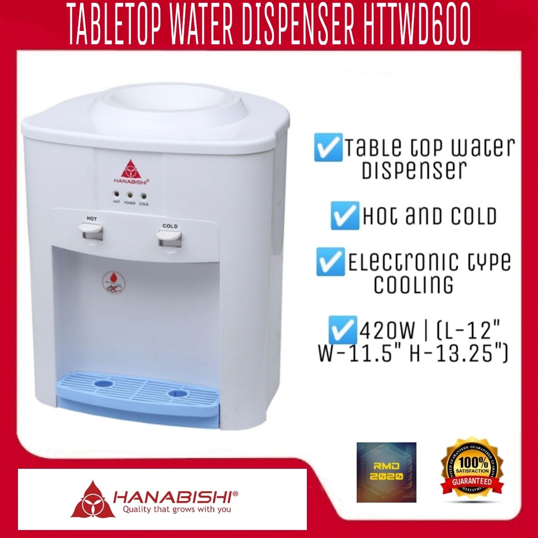 TABLE TOP WATER DISPENSER HANABISHI HTTWD600 | Lazada PH