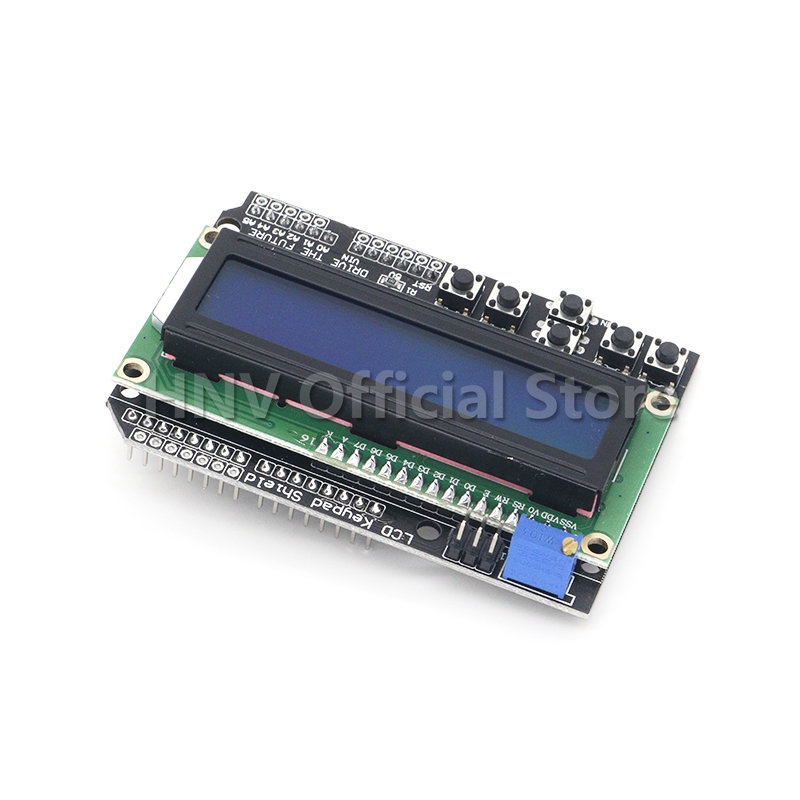 LCD Keypad Shield LCD1602 LCD 1602 Module Display For Arduino ATMEGA328 ...