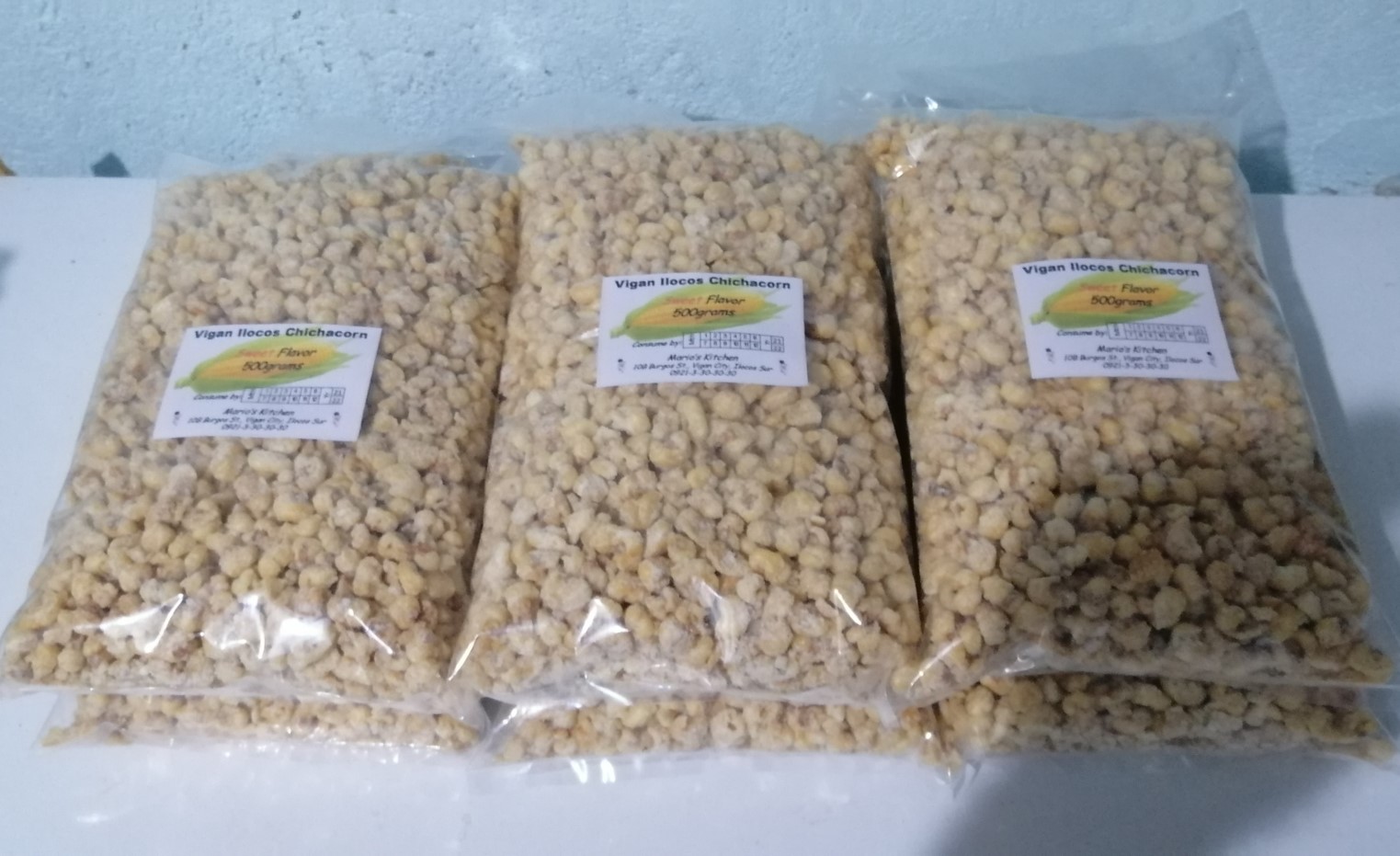 Vigan Ilocos Chichacorn (partially popped cornick,)500 grams ...