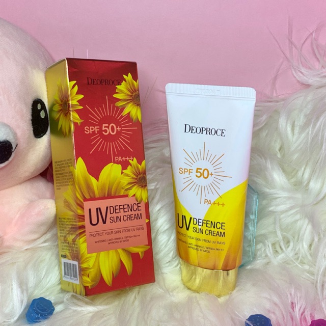 DEOPROCE UV Defence Sun Cream SPF50+PA+++ 70ml | Lazada PH