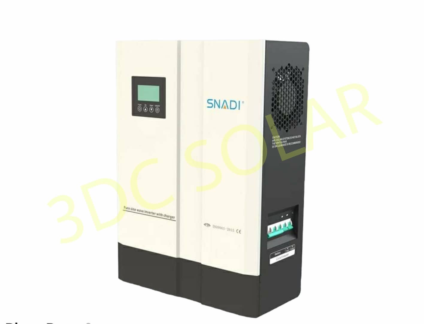 SNADI (3DC) 3000W 24Volts and 48Volts - Pure Sine Wave Solar Inverter w ...