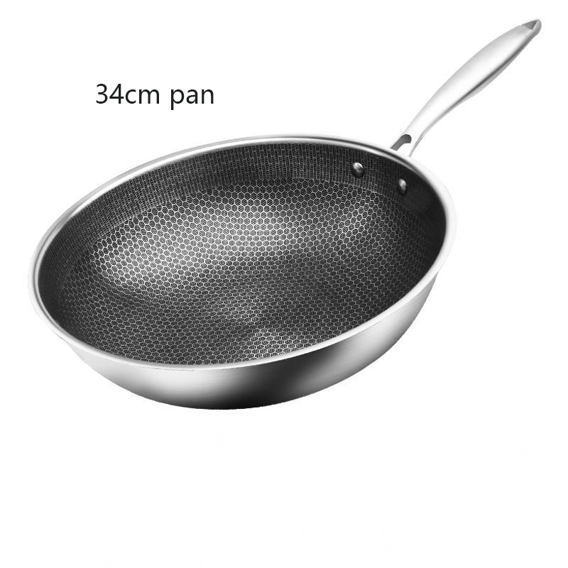 Kawali malaki makapal malalim stainless steel cookware non stick frying ...