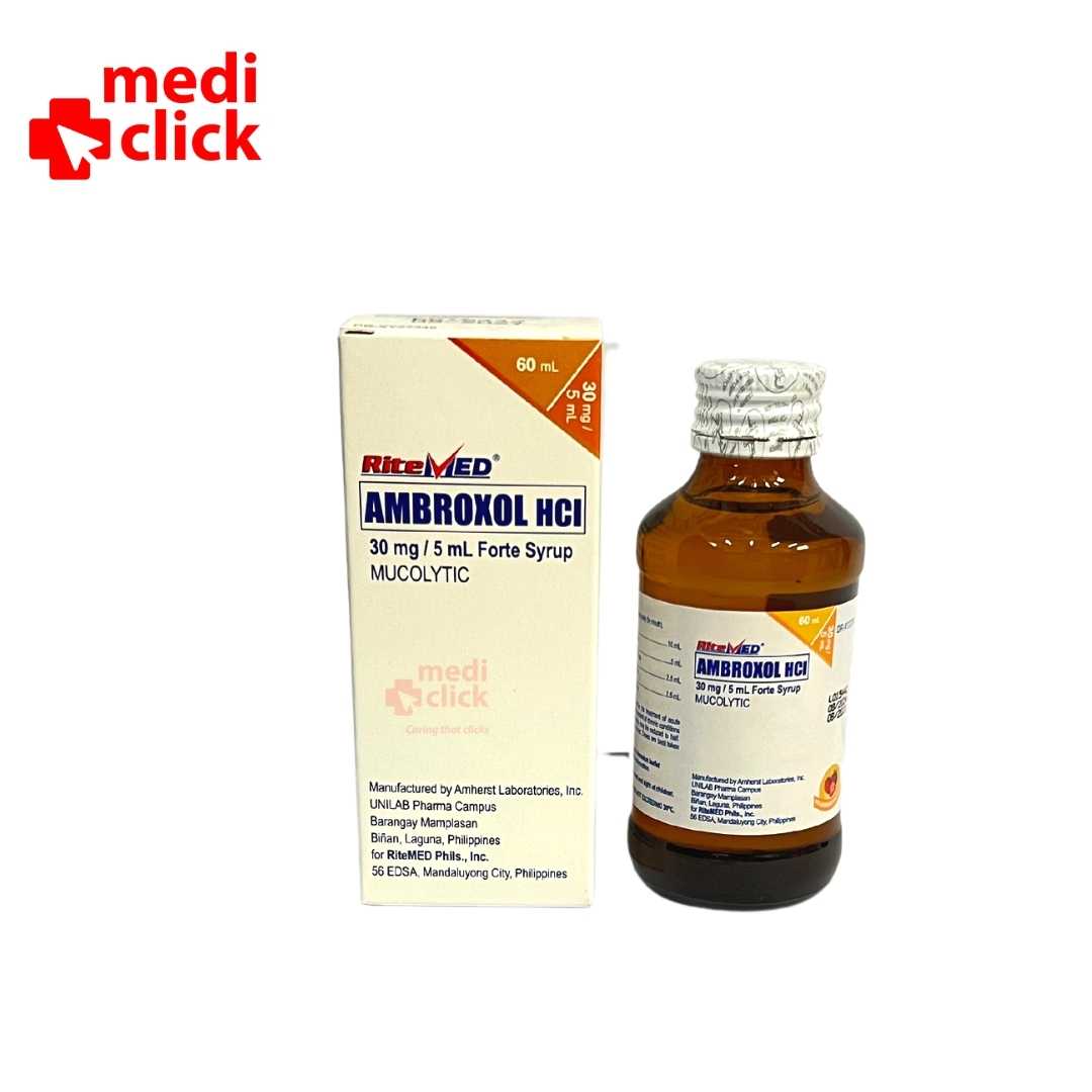 Ritemed Ambroxol 30mg 60ml 1 Bottle | Lazada PH