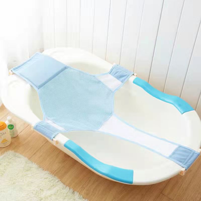 Children Net Bath Sponge Baby Bath Bed Baby Shower Rack Baby Bath Net ...