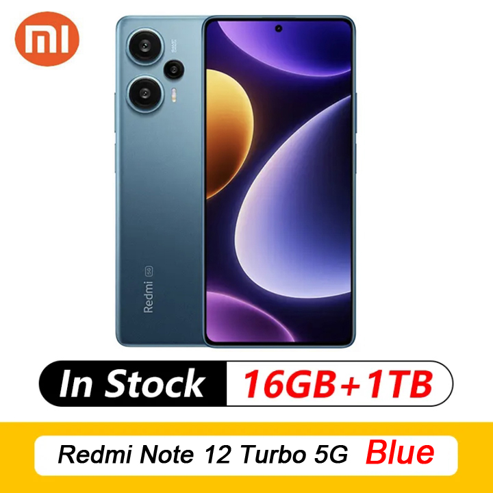 Xiaomi Redmi Note 12 Turbo 5G SmartPhone 6.67 Inch 120Hz OLED Snapdragon 7+ Gen 2 5000mAh 67W ...