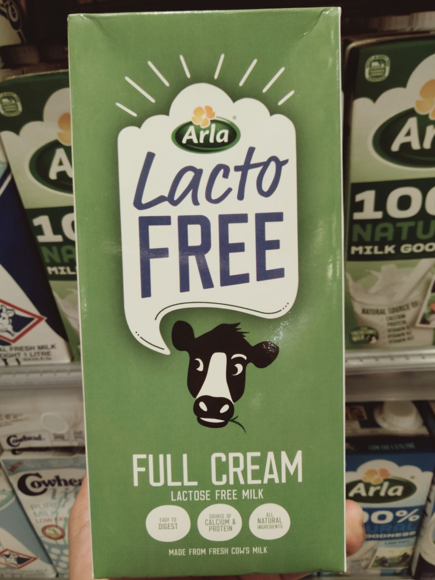 cod Arla Lacto Free Full Cream Lactose Free Milk (1Liter) Made From ...