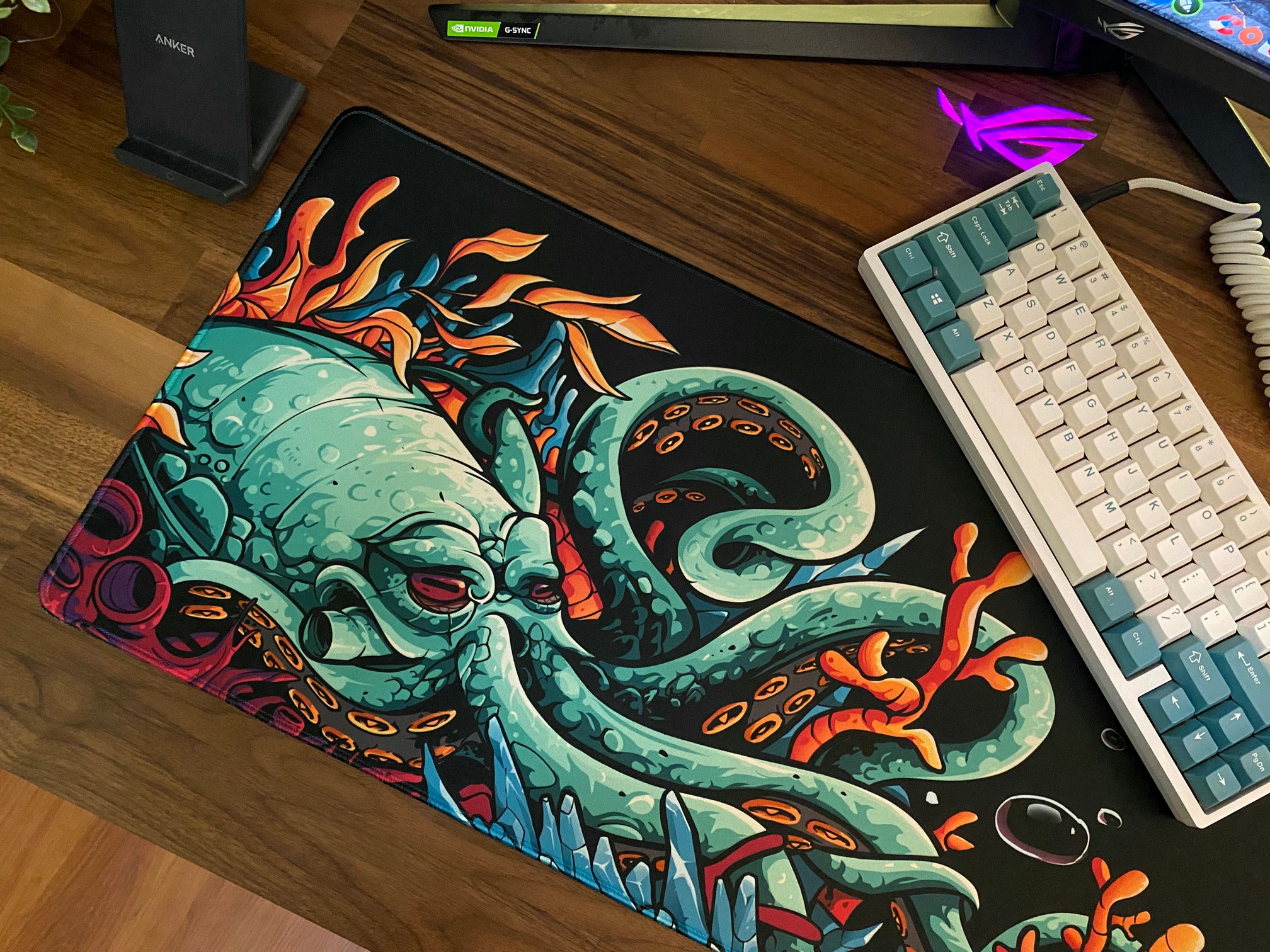 Macveth | KRAKEN | 4MM | Extended Mousepad | Smooth Surface ...