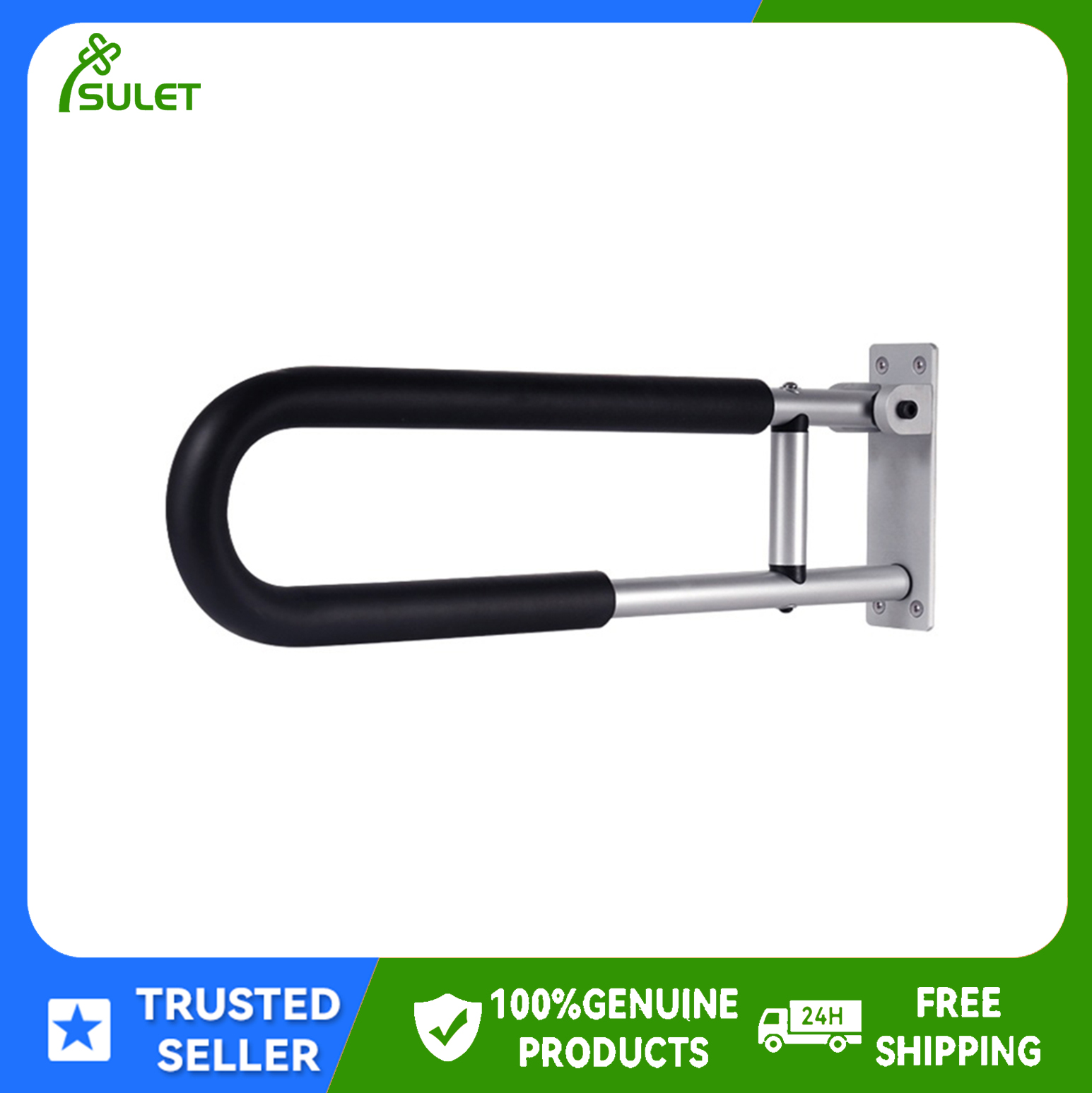 【In Stock Fast Shipping】Handicap Grab Bars Rails Toilet Handrails ...
