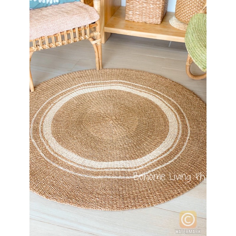 Round Abaca Rug Floor mat | Lazada PH
