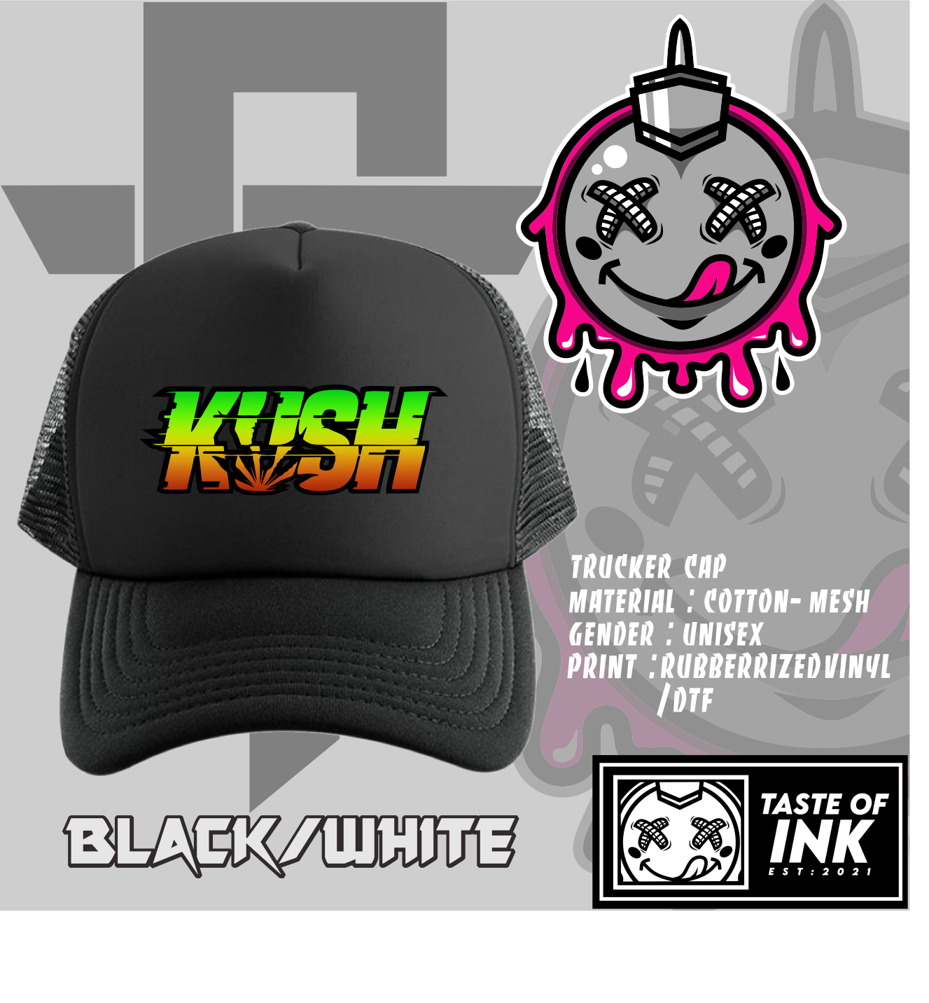 KUSH REGGAE CAP (DTF PRINT) | Lazada PH
