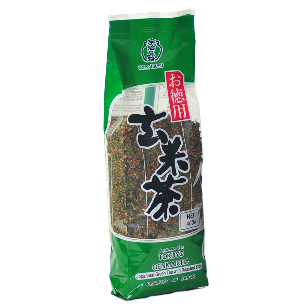 Genmaicha Green tea with roasted rice 400g, authentic Japanese Tea ...