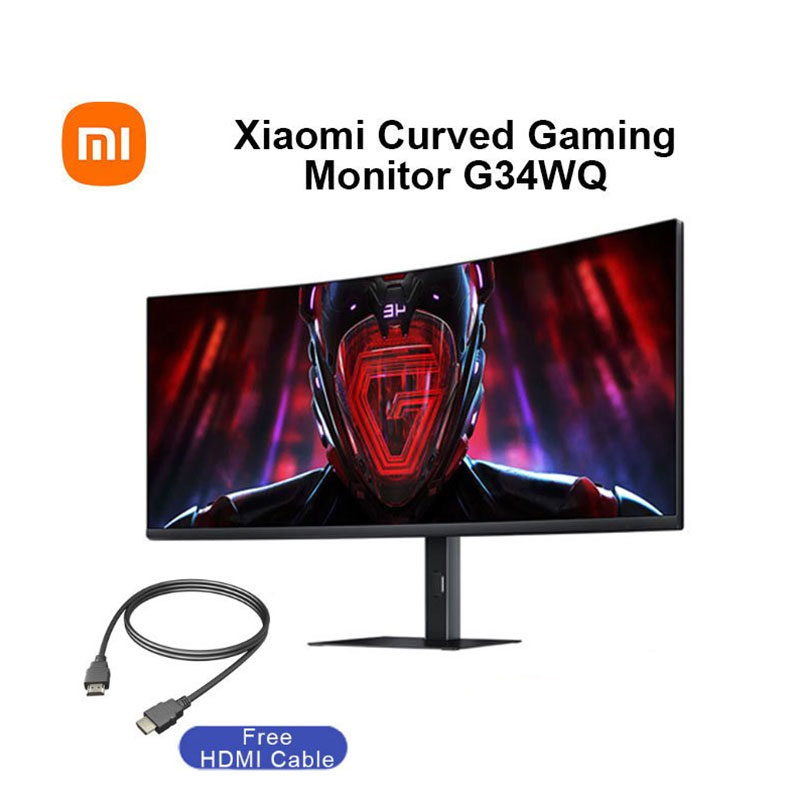 Xiaomi Curved Gaming Monitor G34WQi 180Hz high Refresh Rate Monitor ...