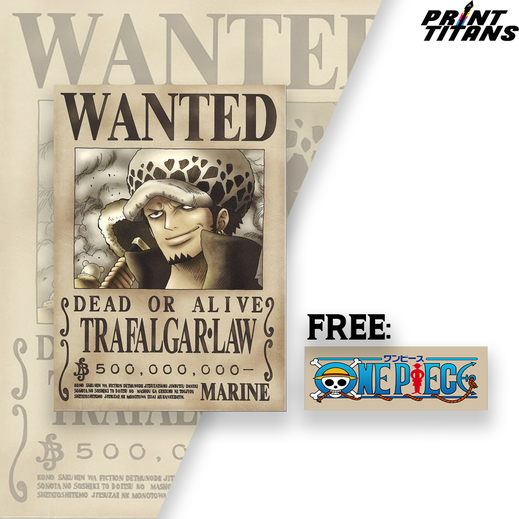Trafalgar Law Wanted Poster