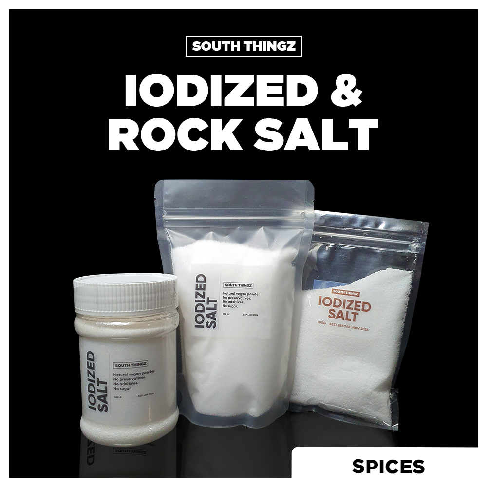Iodized Salt and Rock Salt (300G and 100G) Table Salt in Bottle ...