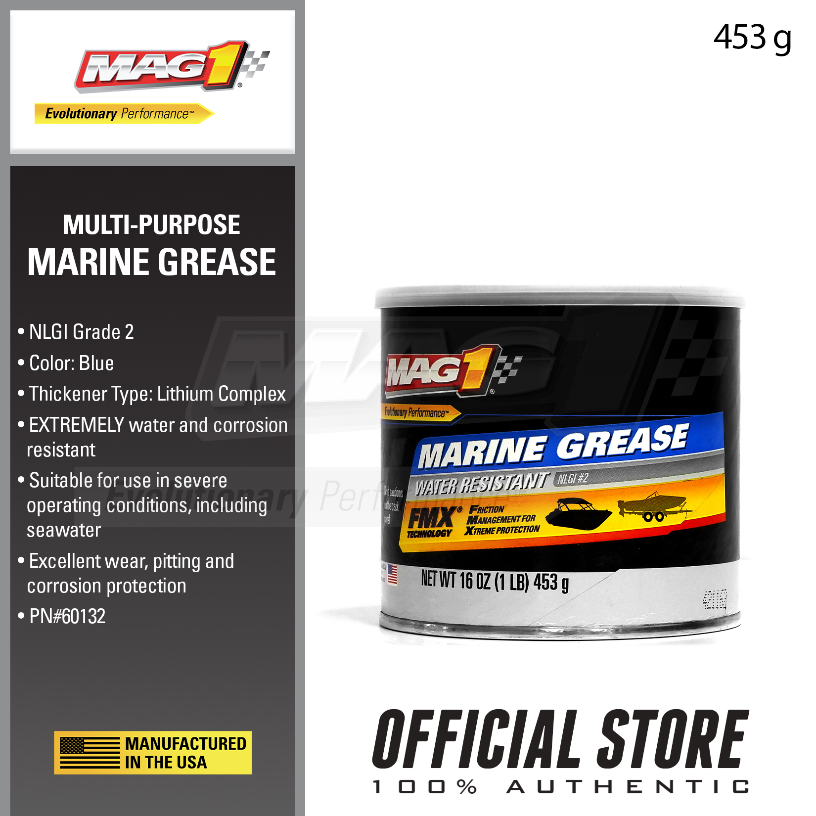 MAG 1 Lithium Marine Grease 1lb MAG1 PN#60132 | Lazada PH